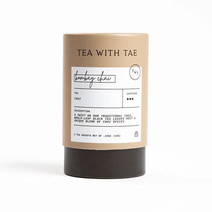 Tea With Tae Bombay Chai Tea - Luxe & Bloom Build A Luxury Custom Gift Box